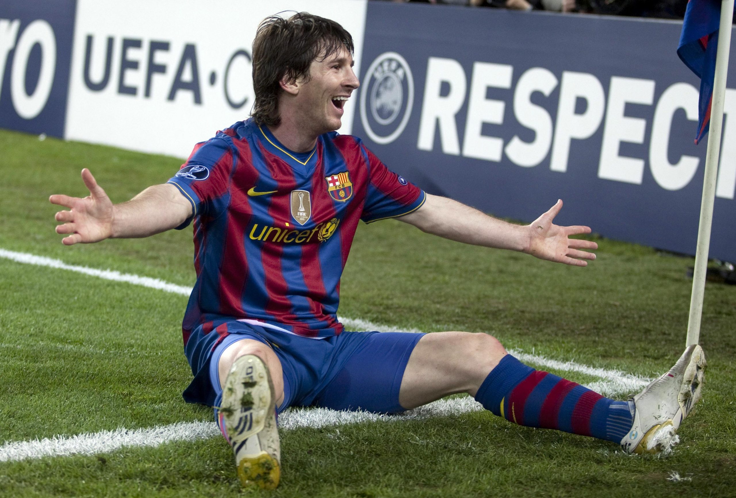 messi 2010 _ fund - gol arsenal _ sursa TWITTER FC BARCELONA - Ultima Faza